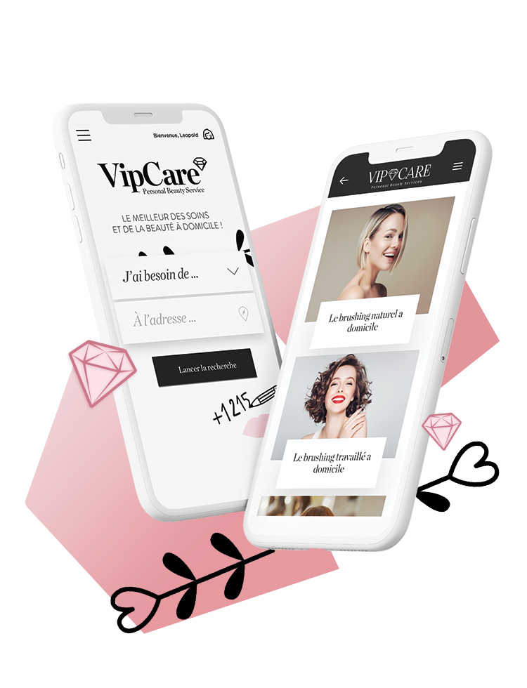 VIPCARE Mobile Application Design & Development Beauty App | Find a ...